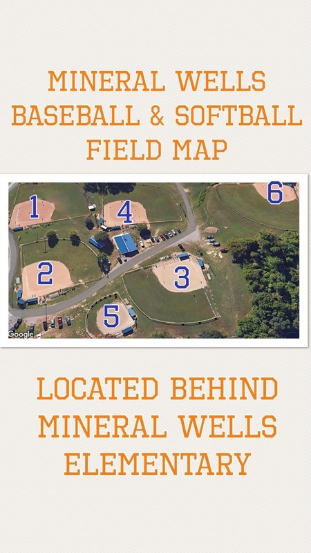 Mineral Wells Baseball & Softball - Field Map